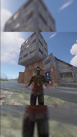 Solo/Duo Farm Base | Tea Tower | Base Design - Rust #shorts