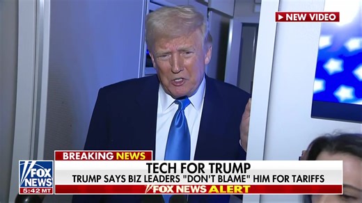 556K views · 10K reactions | President Donald J. Trump speaks with reporters as markets continue to roil over his 'Liberation Day' tariff announcement. | Fox News | Facebook