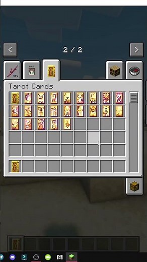 HOW TO CRAFT a Tarot Deck in MINECRAFT with Tarot Cards