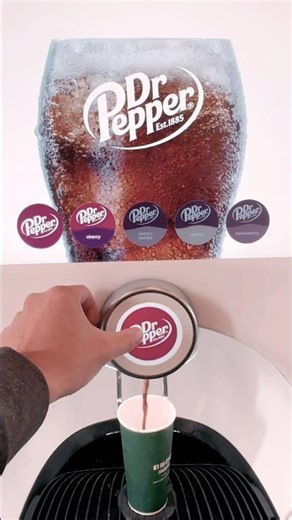 Dr pepper soda drink refill at Wingstop Coke freestyle machine