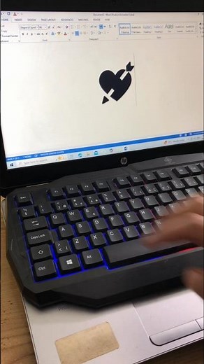 Shortcut Key In MS Word For Heart| English Tutorial Shorts | Tech Pro