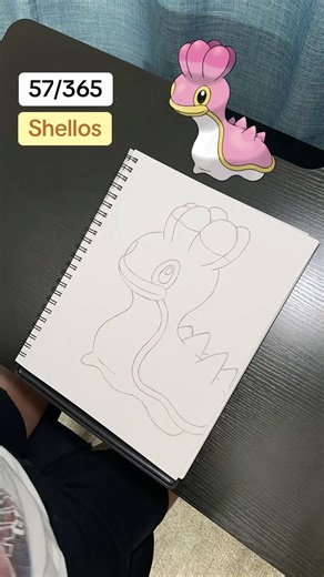Drawing Shellos #drawing #pokemon #sinnoh #flyinglotus #toroymoi #drawings #draw #pokémon #artist