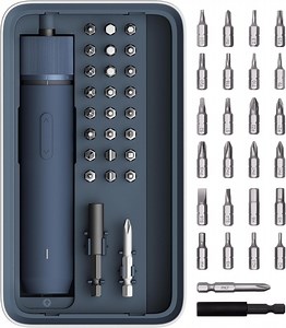 HOTO Electric Screwdriver Kit 25-Piece Upgraded Bit Set 3.6V Cordless Screwdriver Rechargeable
