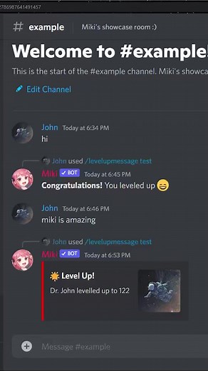 Basic - Customizing Level-up Messages #discord #tutorial