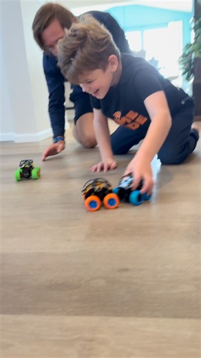 Emily Wallace on Instagram: "Pull it back… watch it FLIP 🚙💥 My kids (and my sensory seekers) are obsessed with these monster truck stunt cars! Such a fun Christmas gift 🎄 👉 Go to my bio → Linktree → Amazon → Emily’s Favorites to grab the link! #MonsterTruck #PullBackCar #FlipCar #StuntCar #ChristmasGiftIdeas #SensoryPlay #AutismMomLife #AngelmanSyndrome #SpecialNeedsFamily #ToyTok #HolidayToys #KidsGiftGuide #StimToy #bigfamilylife"
