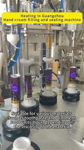 Fully Automatic Cosmetic Collapsible Tube Filling and Sealing Machine