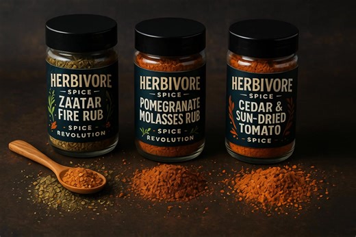  Introducing the Herbivore Spice Rub Collection  Bold. Thoughtful....