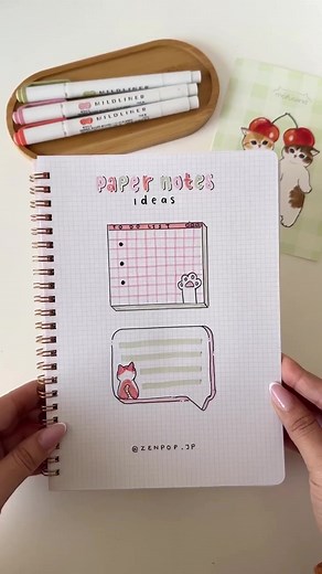 Decorating to note or noting to decorate?? #zenpopjapan #japanstationery #bujoideas #hobonichiideas | ZenPop
