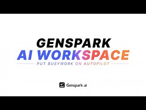 Genspark: Autopilot your busywork