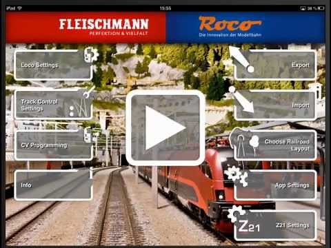 Z21 Roco et Fleischmann: application mobile