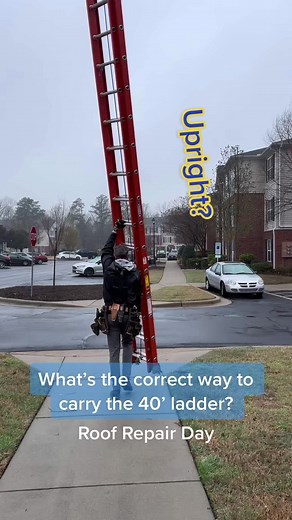 Proper Roofing Ladder Usage | Roof Repair Tips