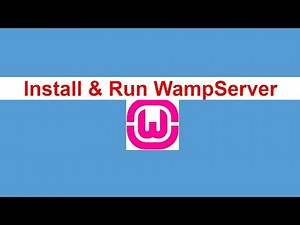 How to Install Wamp Server, run PHP using apache