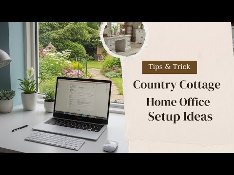 Country Cottage Home Office Setup Ideas | Cozy & Productive Workspace Inspiration