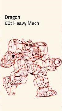 BattleTech: Dragon BattleMech (#mechwarrior #battletech #battletechlore #scifi)