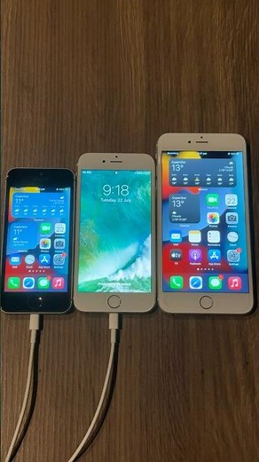 iOS 15 iPhone SE 1 Vs iOS 10 iPhone 6s Vs iOS 15 iPhone 6s Plus Startup Test.