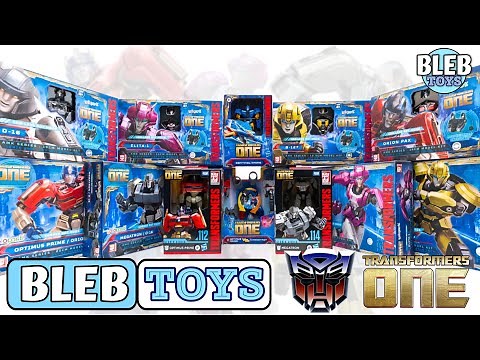 Transformer Toys Collection Unboxing ASMR toy review no talking | Transformers one Studio series