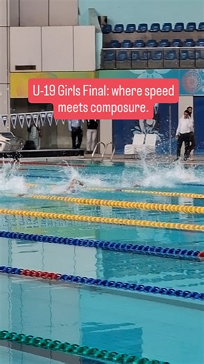 Swim For India Academy on Instagram: "27.75 seconds of focus, fire, and flawless execution. U-19 Girls 50m Freestyle 🥇 Gold isn’t luck — it’s earned, stroke by stroke. 🏊‍♀️🔥 Clean start. Controlled breathing. Explosive finish. #GoldMedalMoment #U19Swimming #SwimmingIndia #SprintQueen #SwimForIndiaAcademy"