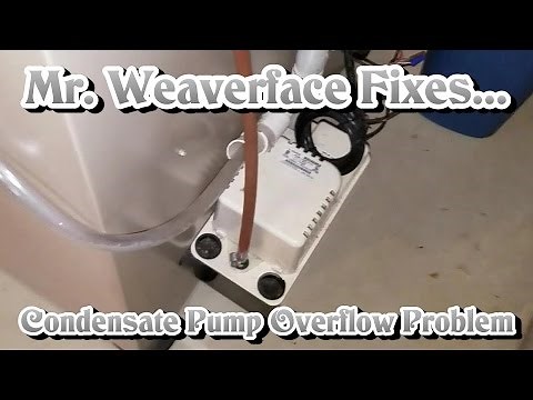 The DIY How to Fix Condensate Pump Drain Line Problem: EASY 3 DOLLAR FIX!