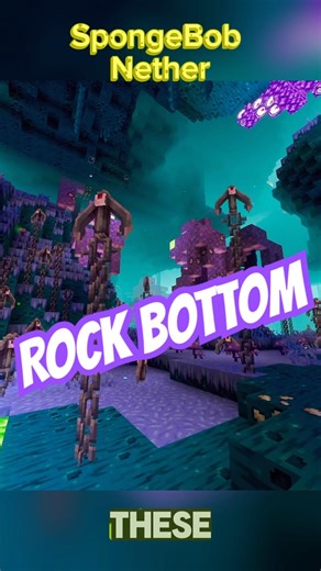 Rock Bottom #Spongebob #Minecraft