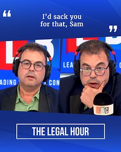 6.5M views · 26K reactions | Caller Sam tells LBC's legal expert that he faked a doctor’s note to get a company car - but wants to know if he might still have a discrimination claim. It's an instant classic... | LBC | Facebook