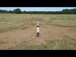 Falcon Heavy Model Rocket Launch - SpaceX
