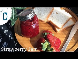 Homemade Strawberry Jam Recipe| No Preservatives| Quick & Easy Fresh Strawberry Jam by DabbaStory