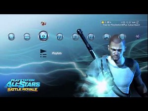 PS3 Dynamic Theme: PS-All Stars Battle Royal Cole