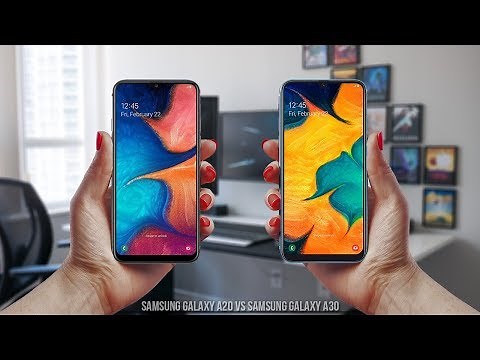 Samsung Galaxy A20 Vs Samsung Galaxy A30 Comparison