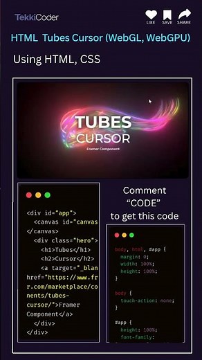 🌈 Gradient Neon Cursor Animation — Smooth, Futuristic & Ultra-Satisfying! #uidesignlearning #coding