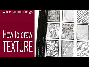 Texture, Visual element of design /textures for graphic design/How to draw textures with pencils.