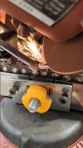 How I sharpen a chainsaw