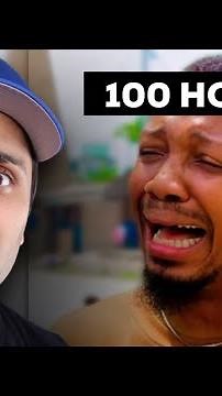 He cried for 100 hours
