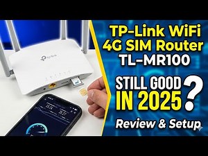 TPLink WiFi 4G SIM Router TL-MR100 Review and Setup – Still Good in 2025?