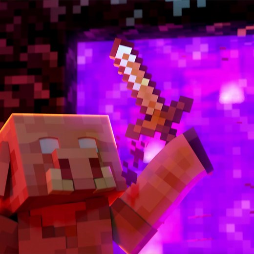 Piglins Enter Overworld: Minecraft Animation