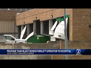 Omaha man critically injured after propane tank explodes