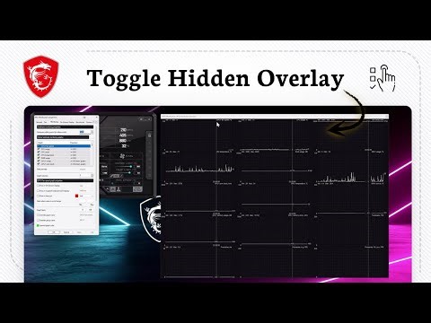 How to hide MSI Afterburner overlay (Minimal Screen)