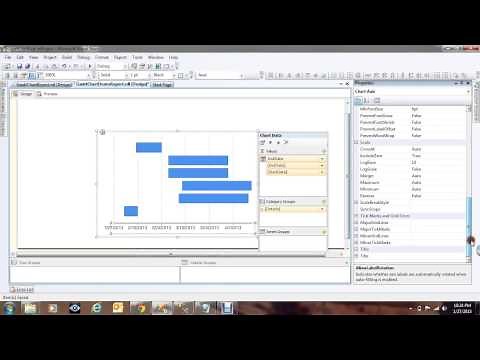 SSRS Range Bar Chart (GANTT) using SSRS 2008 R2 - Part 1