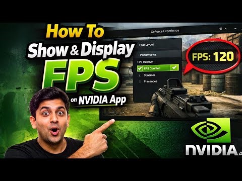 How To Show & Display FPS on NVIDIA App