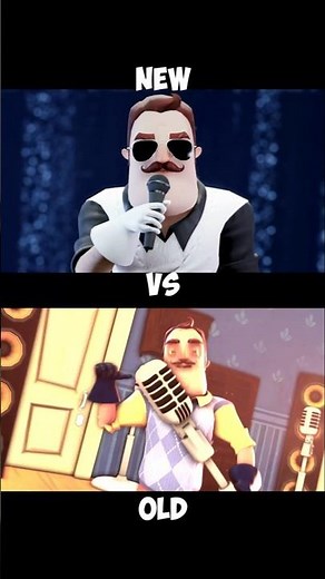 Hello Neighbor Song NEW vs OLD Animations