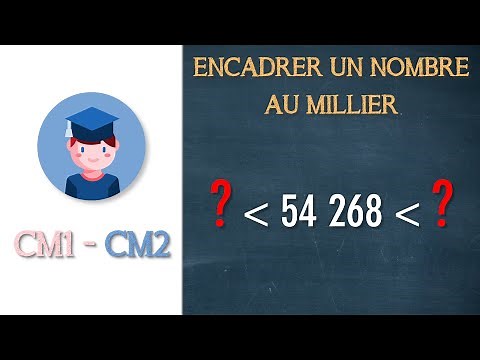 Frame a whole number to the thousand - CM1 CM2 - Petits Savants