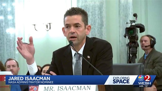 NASA nominee, Jared Isaacman, testifies on Capitol Hill