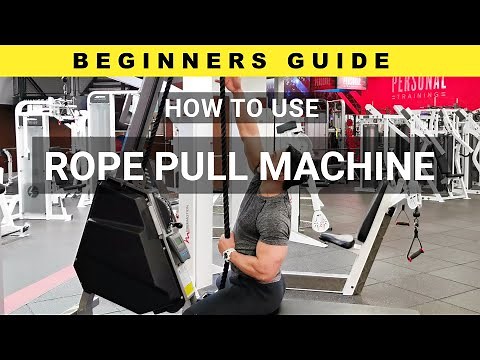 How To Properly Use The Rope Pull Exercise Machine with Mitch Jimenez the Colombian Beast