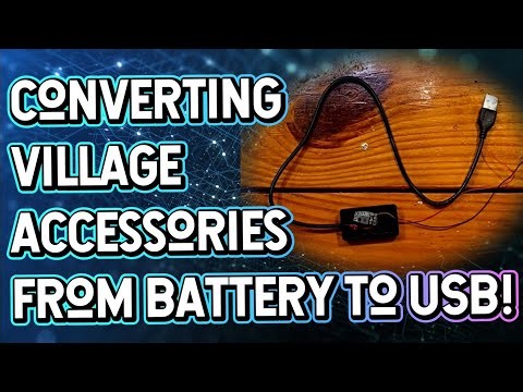 Convert Battery Powered Accessories To USB Power!