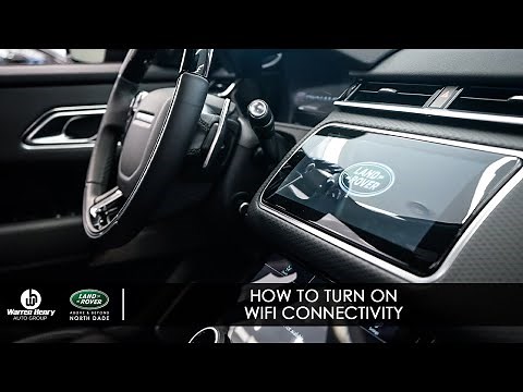 How To Turn On WiFi Connectivity In Your Land Rover
