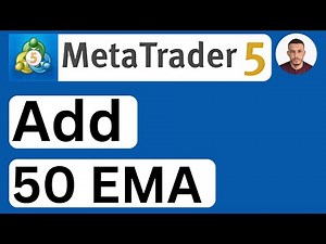 How to Add 50 EMA in MetaTrader 5 (MT5) on Laptop/PC/Mac - Easy to Follow