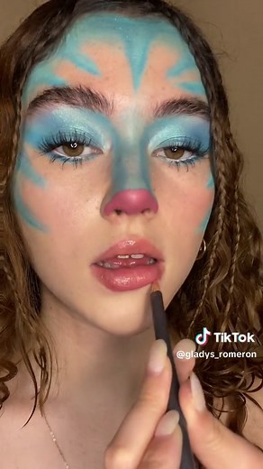 Avatar Makeup Tutorial by GladysRomeroNN