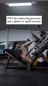 OPEN ME ⬇️🔥 I made a ‘macros and muscle tone’ mini course to speed your metabolism as a gift for following! 📱 comment “COURSE” I’ll send it over for you. 🫶🏼📫 THIS is what we target with this exercise 1️⃣ it’s not just an isolated exercise - being ‘glutes’ or just ‘quads’ …. We target ALL! 2️⃣ this allows us to push heavier, using these muscle groups in sync - saving time but also building a whole lot of muscle tone in both muscle groups and creating more definition, more fat loss and more b