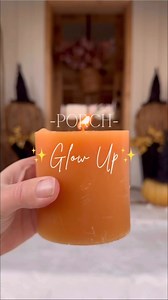 🧙🏻✨ she’s been waiting for this glow up 😍 . . . #home #fall #fallporches #fallporchdecor #porch #halloween #halloweendecor #spooky #homedesign #exterior | The Sassy Barn