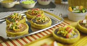 Regional Mexican Food Sopes Black Beans: стоковое видео (без лицензионных платежей), 3472887089 | Shutterstock