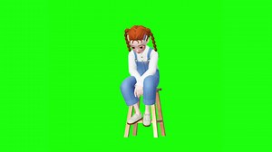 Download 3d animation of a women dancing happily with a unique and active movement free video for free